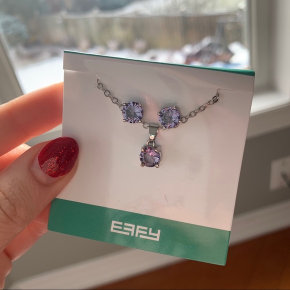 Effy | Jewelry | Effy Purple Stone Set Brand New | Poshmark